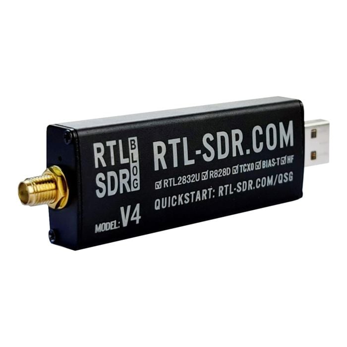RTL-SDR Blog V4 – USB SDR Receiver with HF Upconverter & Bias-T